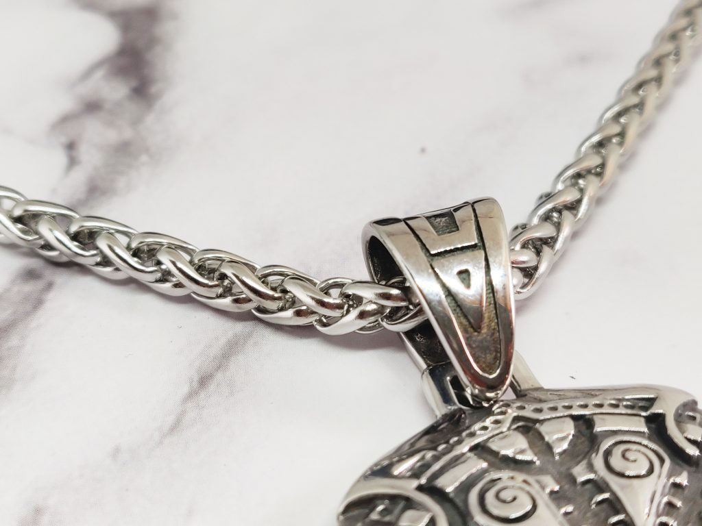 Mei's Viking Ketting | Amulet Of Change | Stainless Steel | Zilver ...